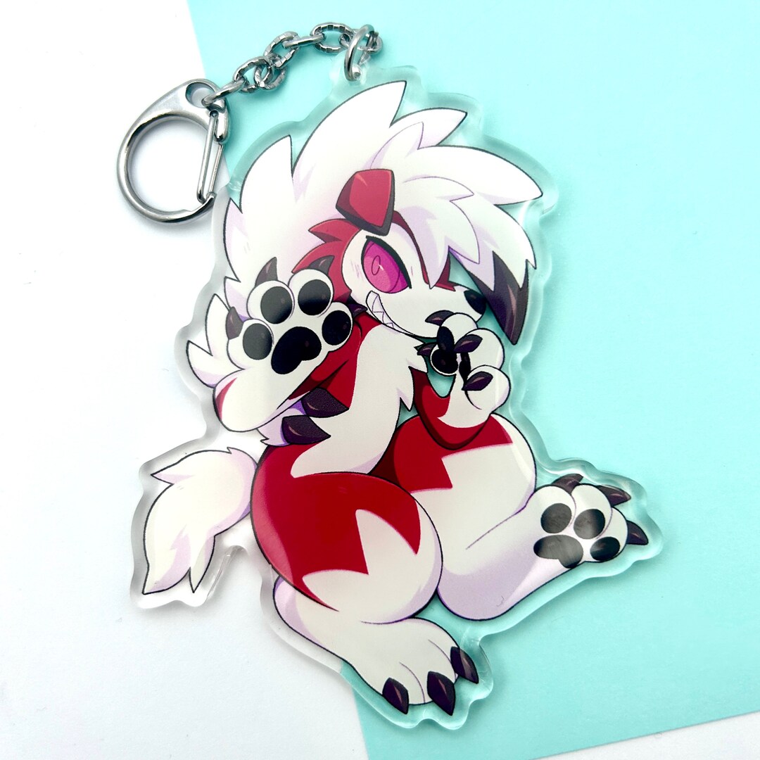 Lycanroc Acrylic Keychain (new!) - Etsy
