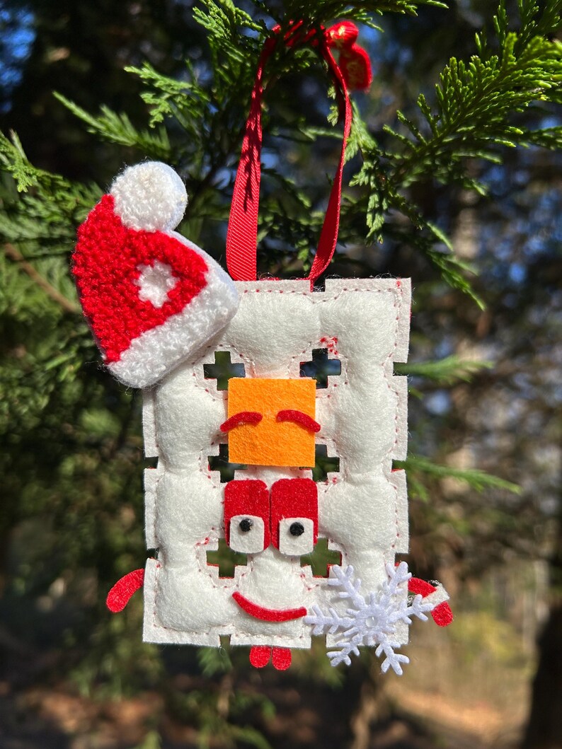 Handmade Numberblocks 11-20 Holiday Ornament: Felt Backpack Pin - Etsy