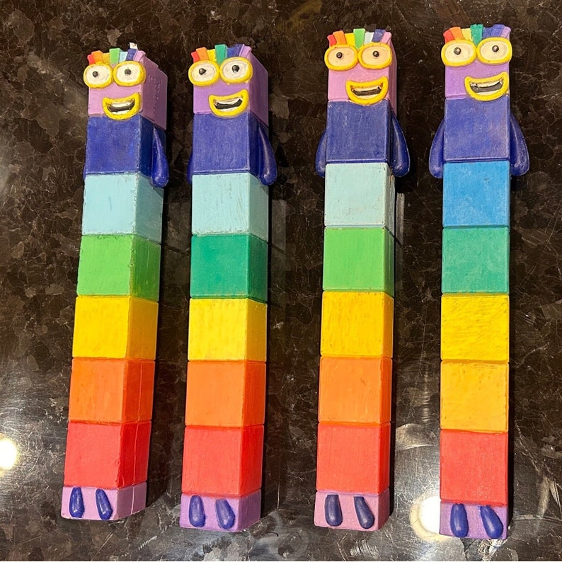 NEW*** Numberblocks #6 and #7 Handmade Candle - Etsy