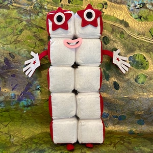 Numberblocks Plush Toys: Handmade Felt Educational Pals - Etsy