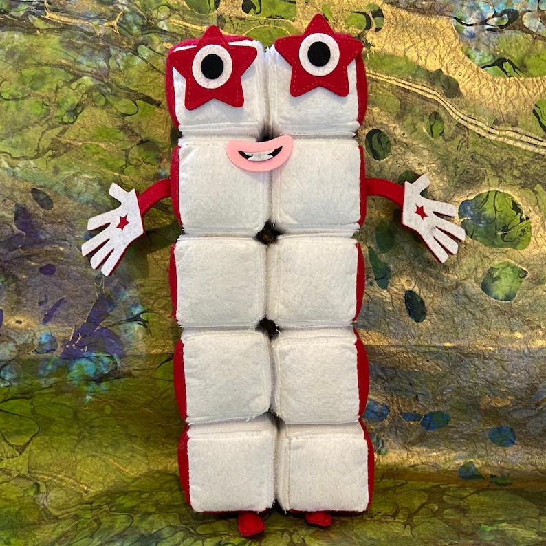 Numberblocks 1 a 10 Playful Pals juguetes de peluche de dibujos ...