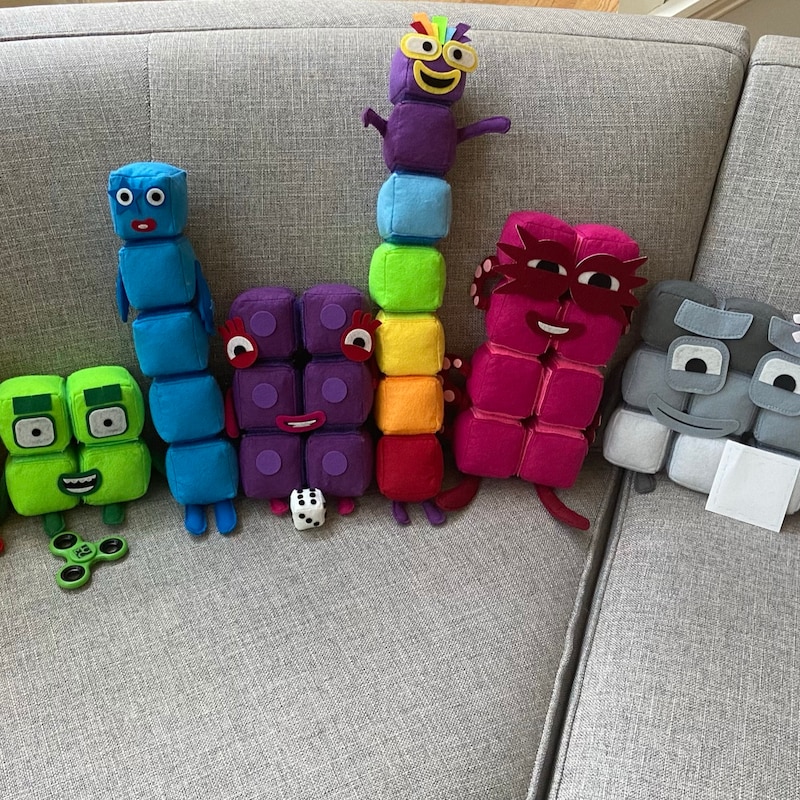 Numberblocks Stuffes - Etsy