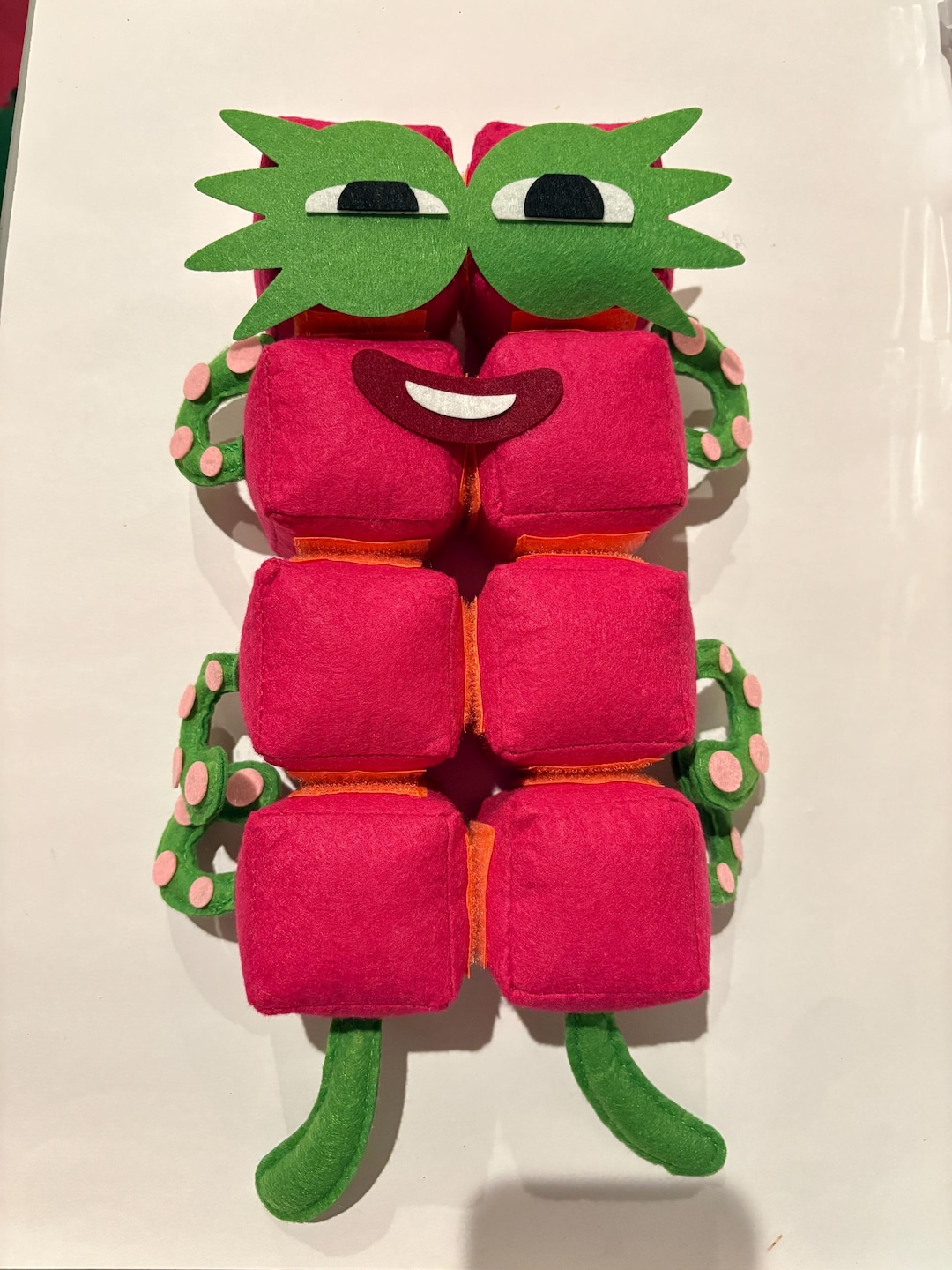 Handmade Numberblocks #8 “villain” Version of the Octoblock - Etsy