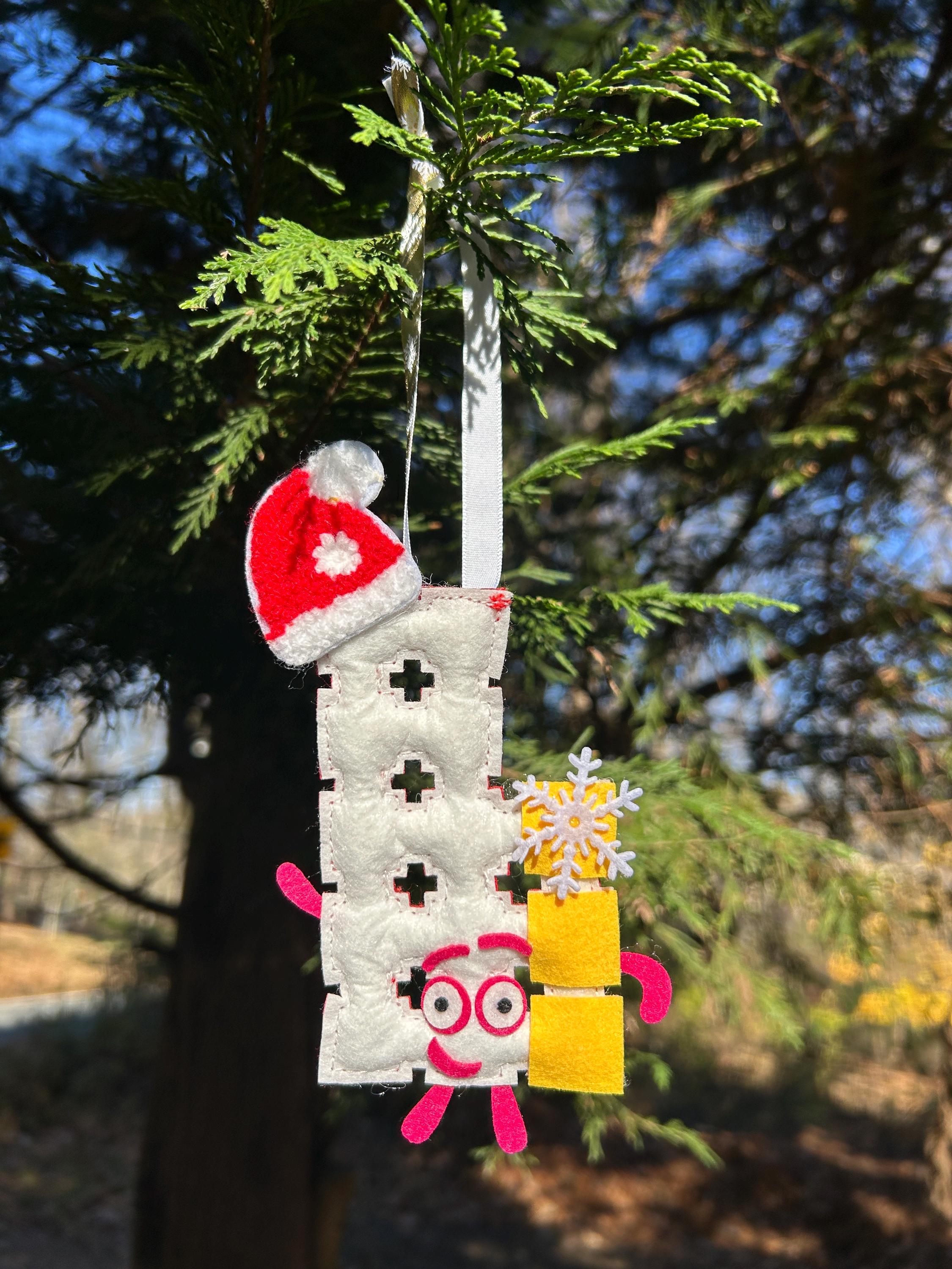 Handmade Numberblocks 11-20 Holiday Ornament: Felt Backpack Pin - Etsy
