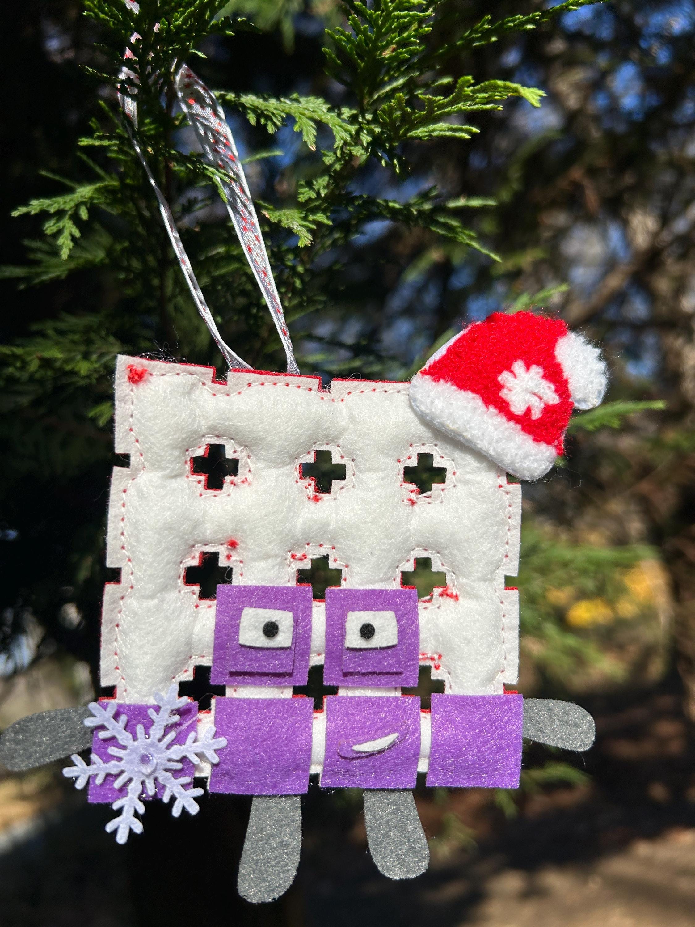 Handmade Numberblocks 11-20 Holiday Ornament: Felt Backpack Pin - Etsy