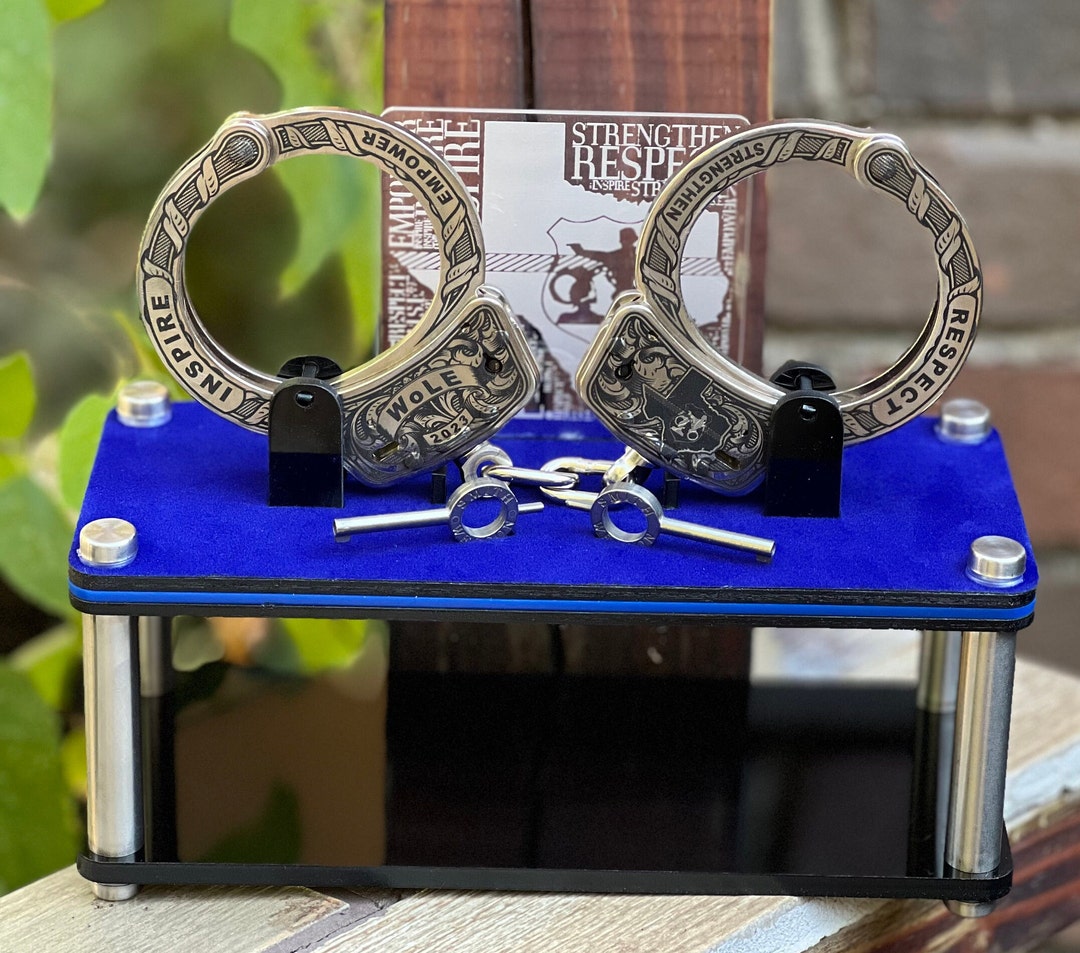 CUSTOM Handcuff Display Stand stand Only FREE Shipping and ARTWORK - Etsy
