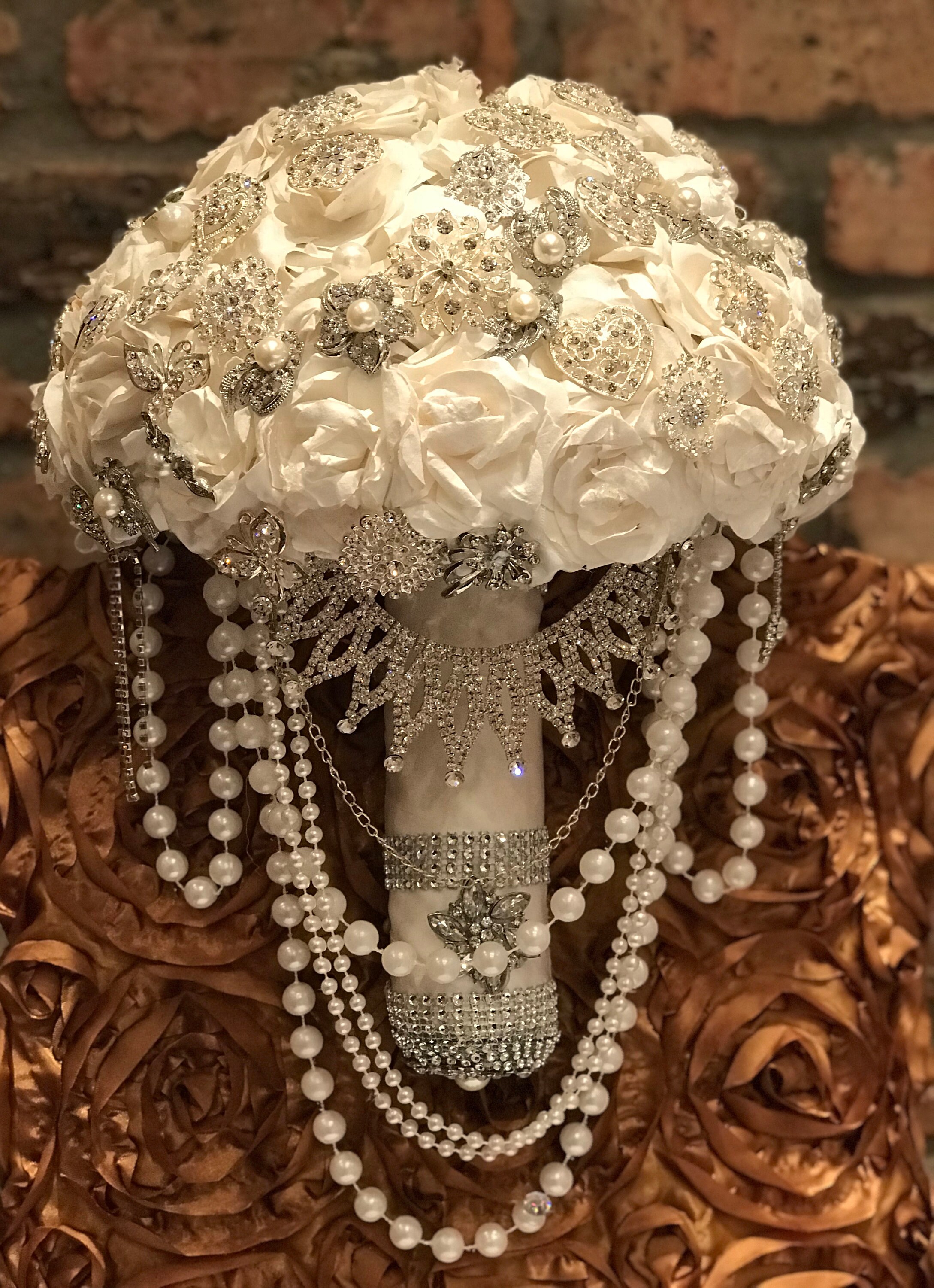 Bling Bridal Bouquet Large - Etsy