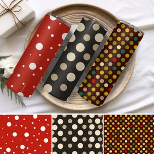 100 Polka Dot Seaamless Digital Paper, Mix Design and Colours Polka Dot ...