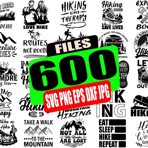 120 Design Hiking Svg Bundle Take A Hike Svg Hiker Svg Etsy