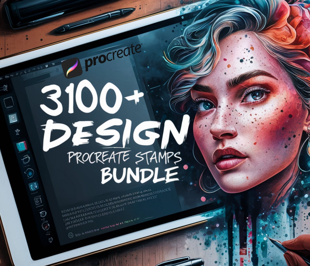 3100+ Huge Procreate Stamps Bundle, Procreate Brushset, Digital Stamps, Brush for Procreate ...