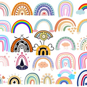 Rainbow SVG Bundle, Rainbow Designs SVG File, Rainbow SVG for Cricut ...