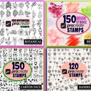 3100+ Huge Procreate Stamps Bundle, Procreate Brushset, Digital Stamps ...