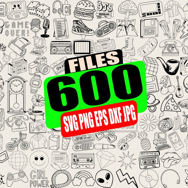 Decades Theme Svg - Etsy