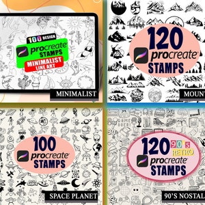 3100+ Huge Procreate Stamps Bundle, Procreate Brushset, Digital Stamps ...