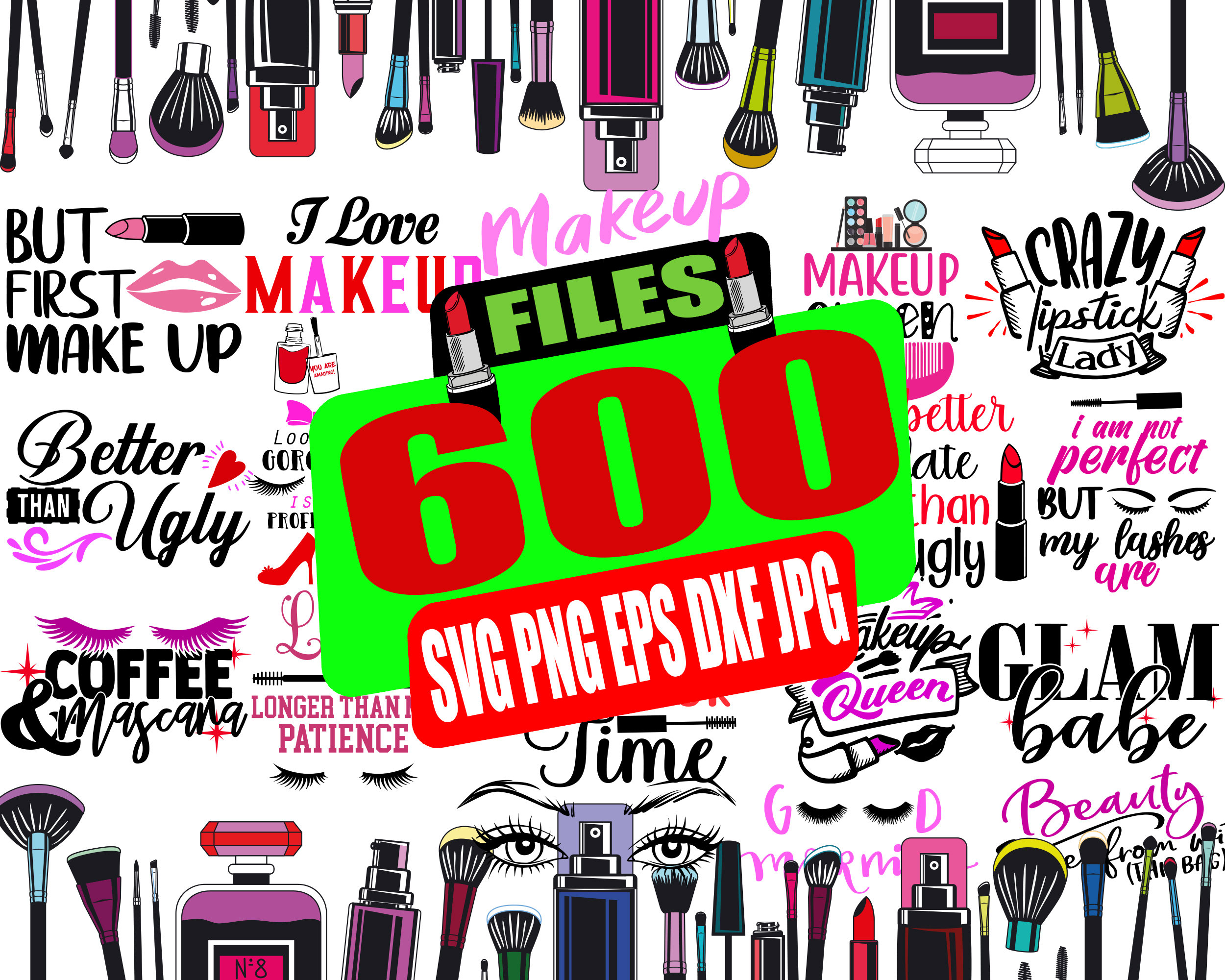 Makeup SVG Makeup Quote SVG Makeup Eyelash SVG Makeup Svg - Etsy