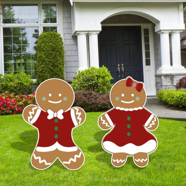 Outdoor Gingerbread Decor - Etsy