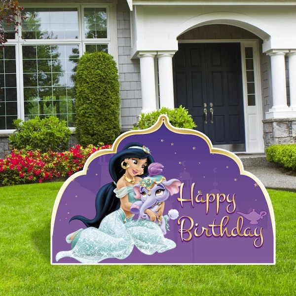 Princess Jasmine Welcome Sign - Etsy