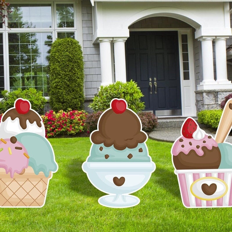 Ice Cream Cutout - Etsy