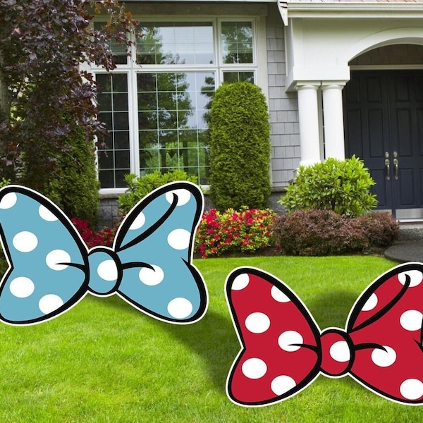 Minnie Red Bow - Etsy