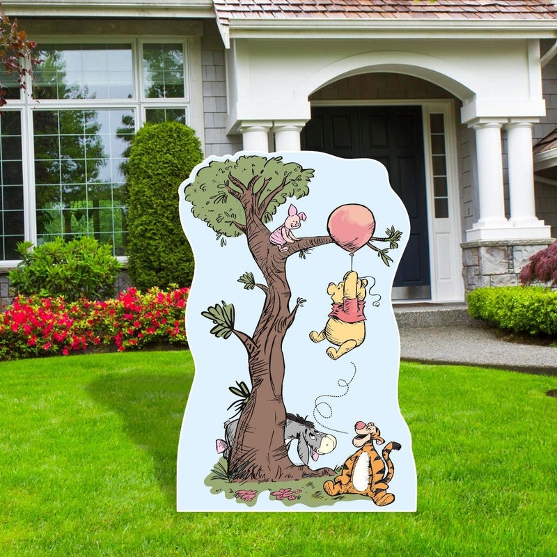 Winnie the Pooh Cutout Tree - Etsy