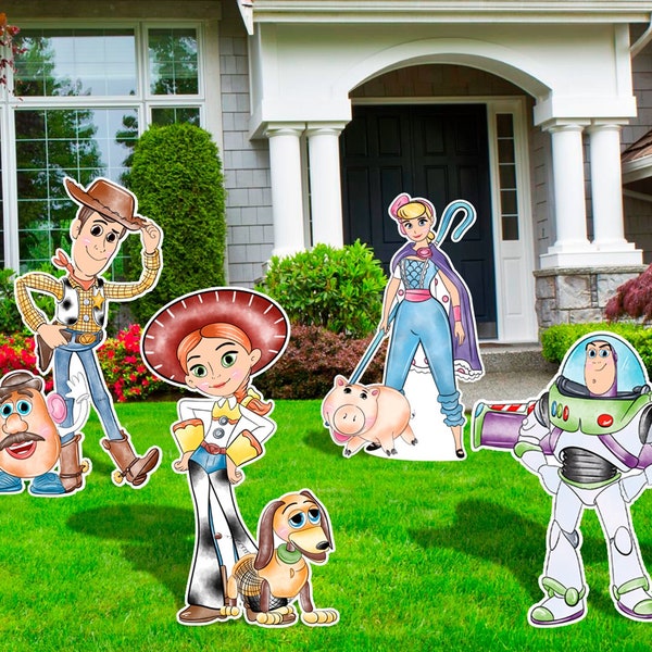 Toy Story Yard Art - Etsy