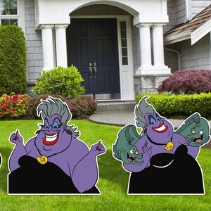 Ursula, Little Mermaid Villain, Cut Outs, Outdoor Decoration Sign, - Etsy