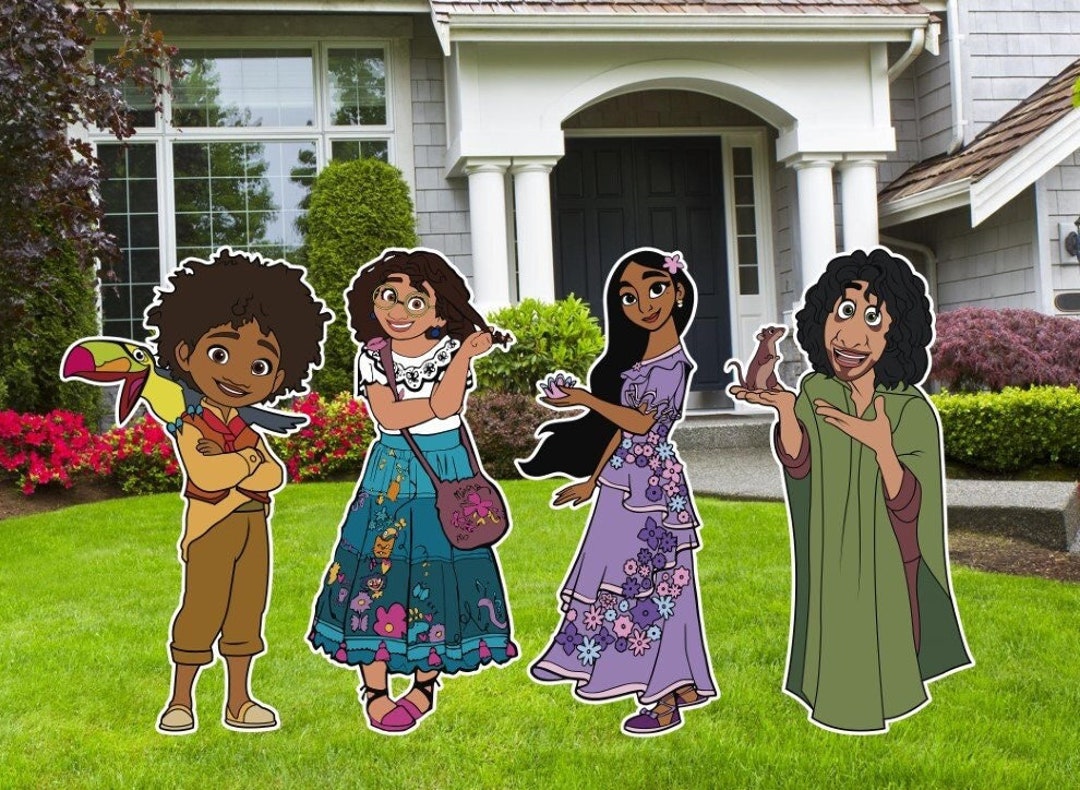 Encanto, Birthday Party, Cute Characters, Cut Outs, Outdoor Decoration ...