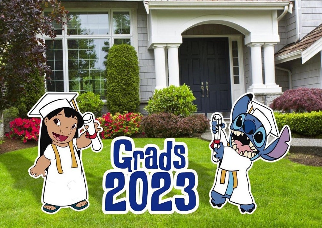 Lilo and Stitch Graduation Decoration Cut Outs Grads 2023 - Etsy