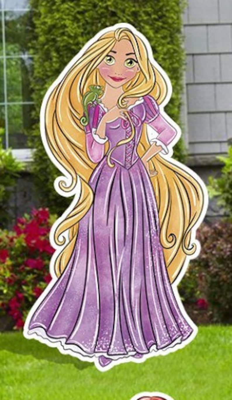 Princess Yard Signs and Cutouts, Princess Water Color , Princess ...