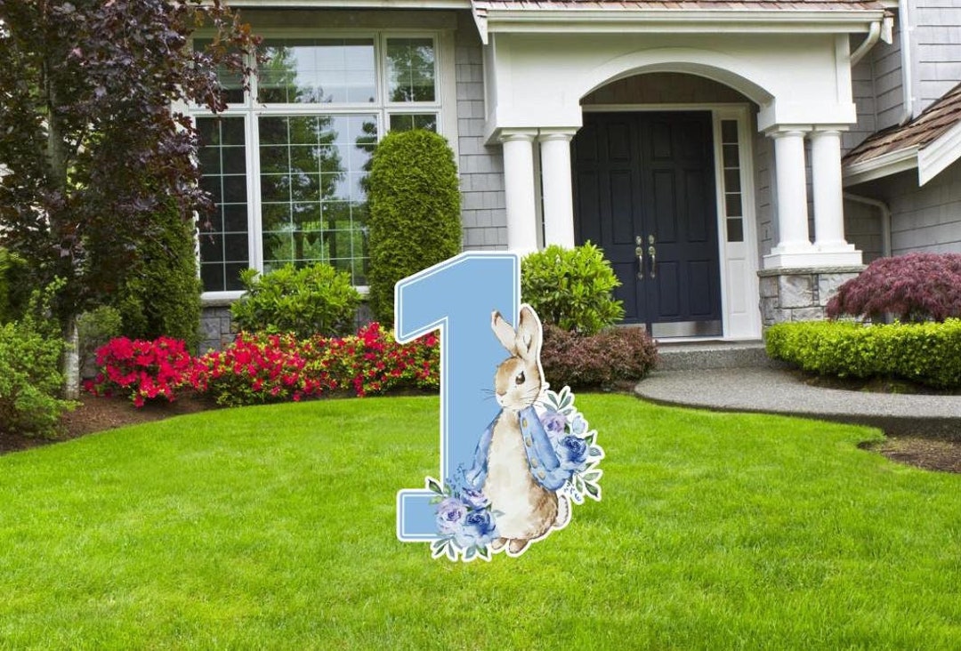 Peter Rabbit, One Year Old, Peter Rabbit Cutouts, Birthday Party Decor ...