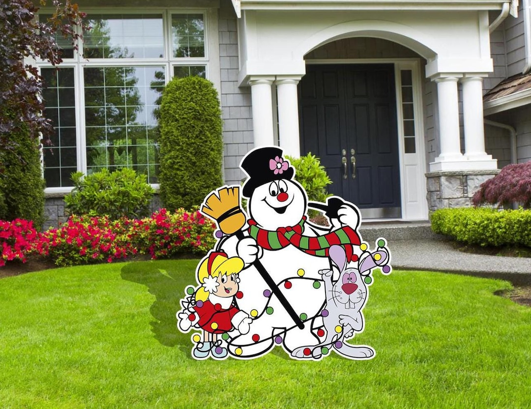 Frosty the Snowman Yard Signs and Cutouts, Frosty the Snowman Christmas ...