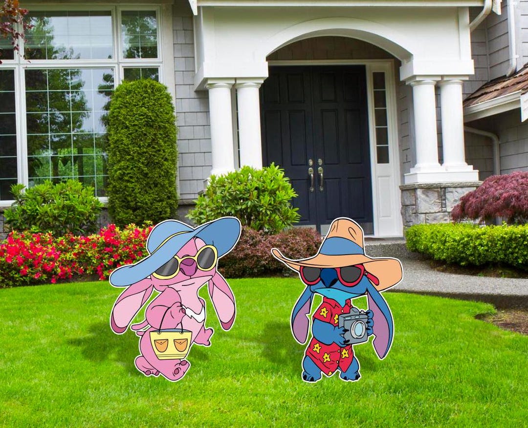 Stitch Pool Party, Stitch Beach Party, Lilo and Stitch Cutouts, Party ...