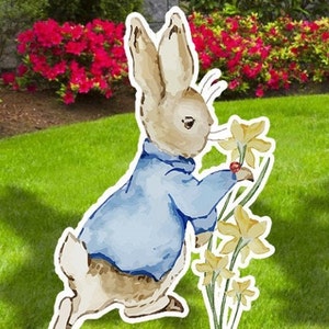 Peter Rabbit Cutouts, Yard Signs, Baby Shower Decor, Easter Peter ...