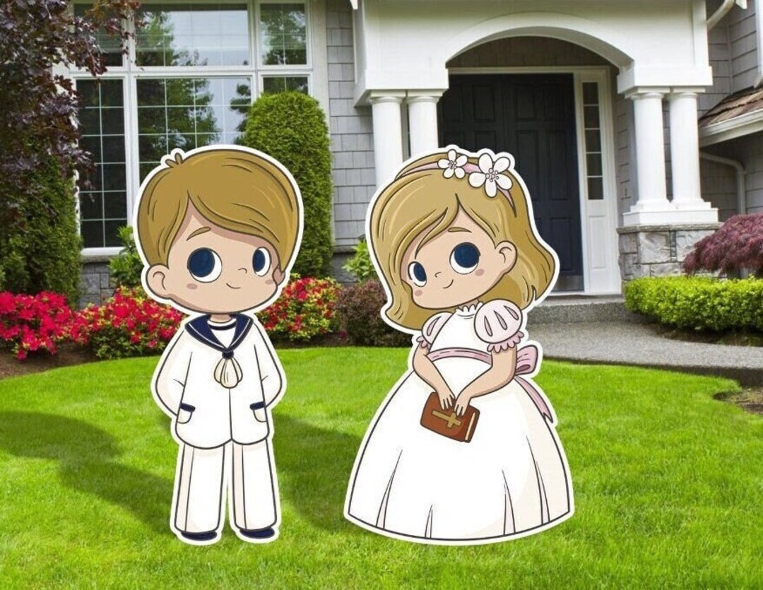 First Communion Party Decor, First Holy Communion Boy and Girl First ...