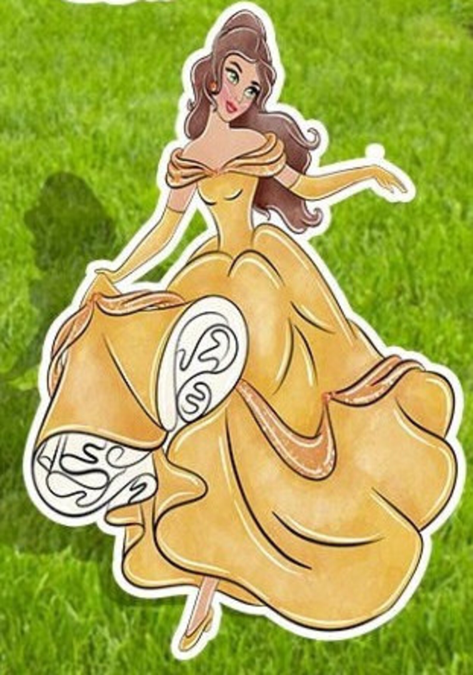 Princess Yard Signs and Cutouts, Princess Water Color , Princess ...