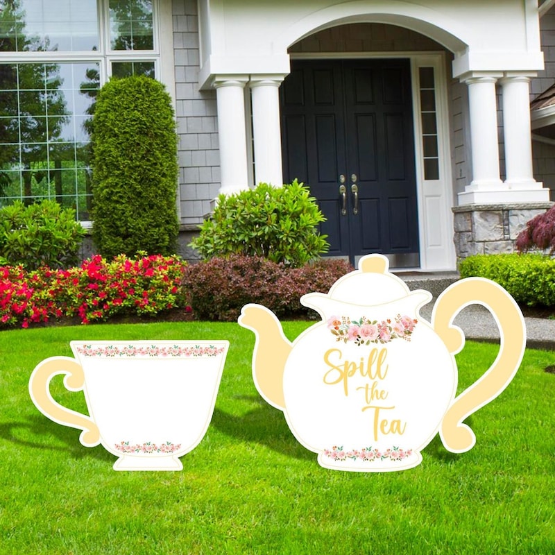 Pink Ribbon Tea Pot - Etsy