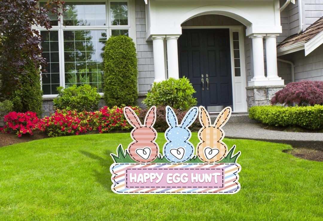 Personalized Easter Sign Decor, Welcome Sign, Egg Hunt Sign, Welcome ...