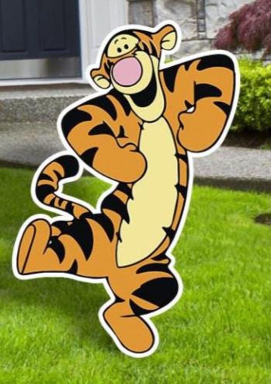 Tigger Cutouts, Tigger Yard Signs, Tigger Birthday Party Decor, Garden ...