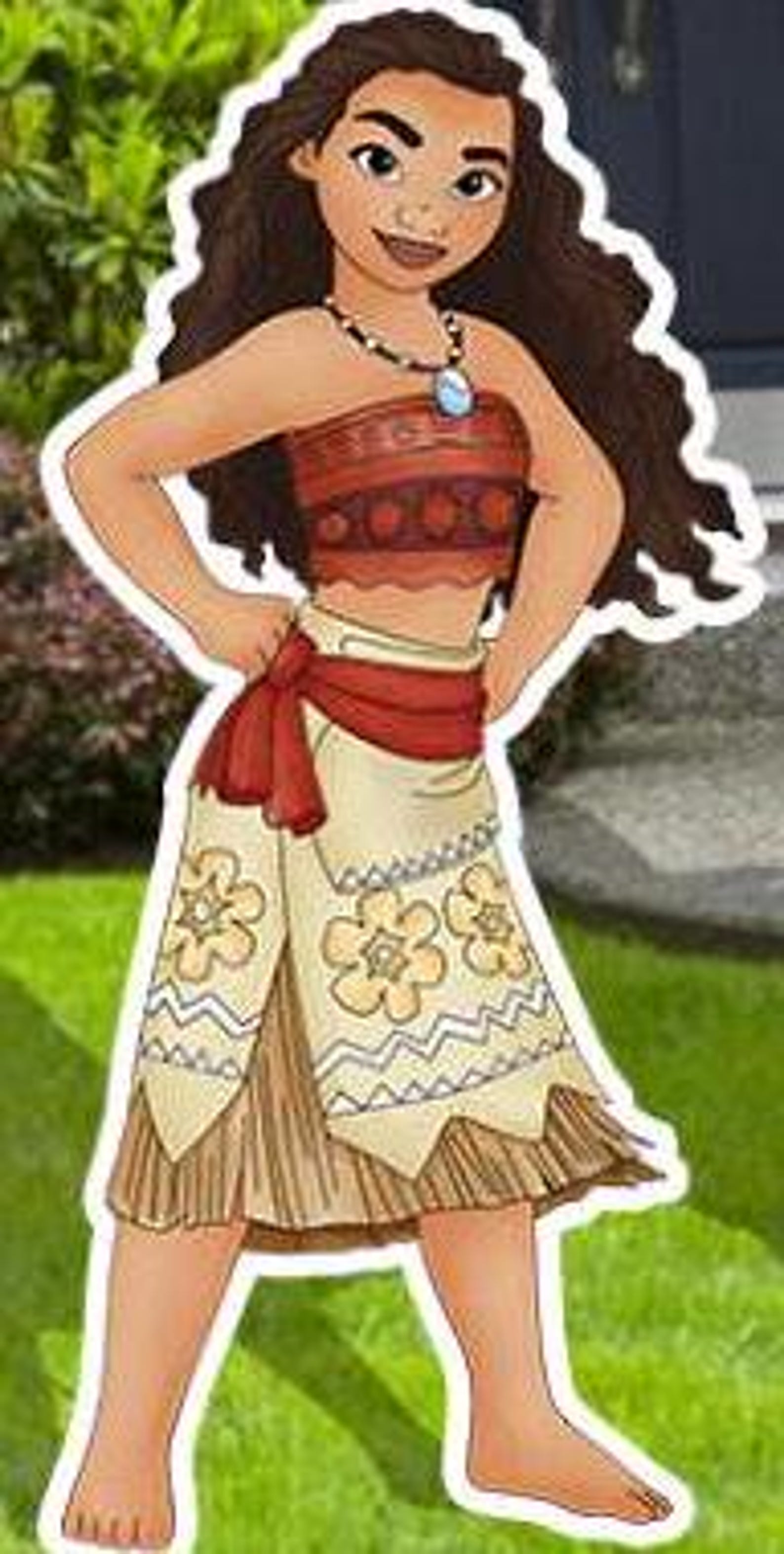 Moana Water Color Cutouts and Yard Signs, Moana Birthday Party Decor ...