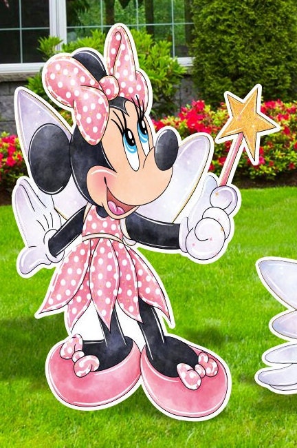 Minnie Fairies Party Decor Cutouts, Minnie Fairy Party Décor, Minnie ...