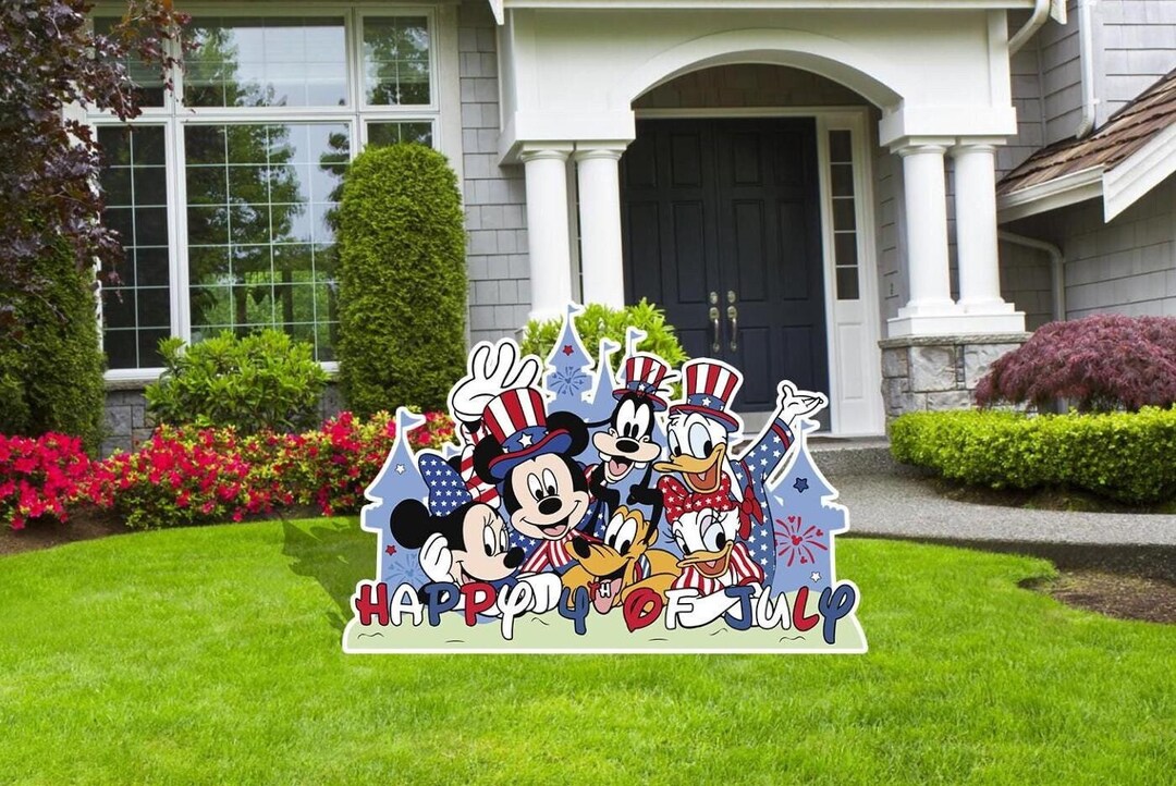 Mickey and Friends 4th of July Cutouts, Mickey4th of July Cutouts ...