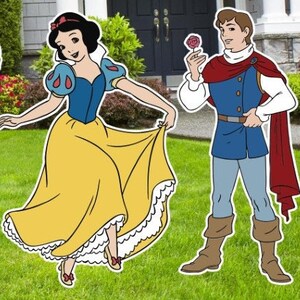 Snow White Princess, Cut Outs, Birthday Party Decorations, Outdoor ...