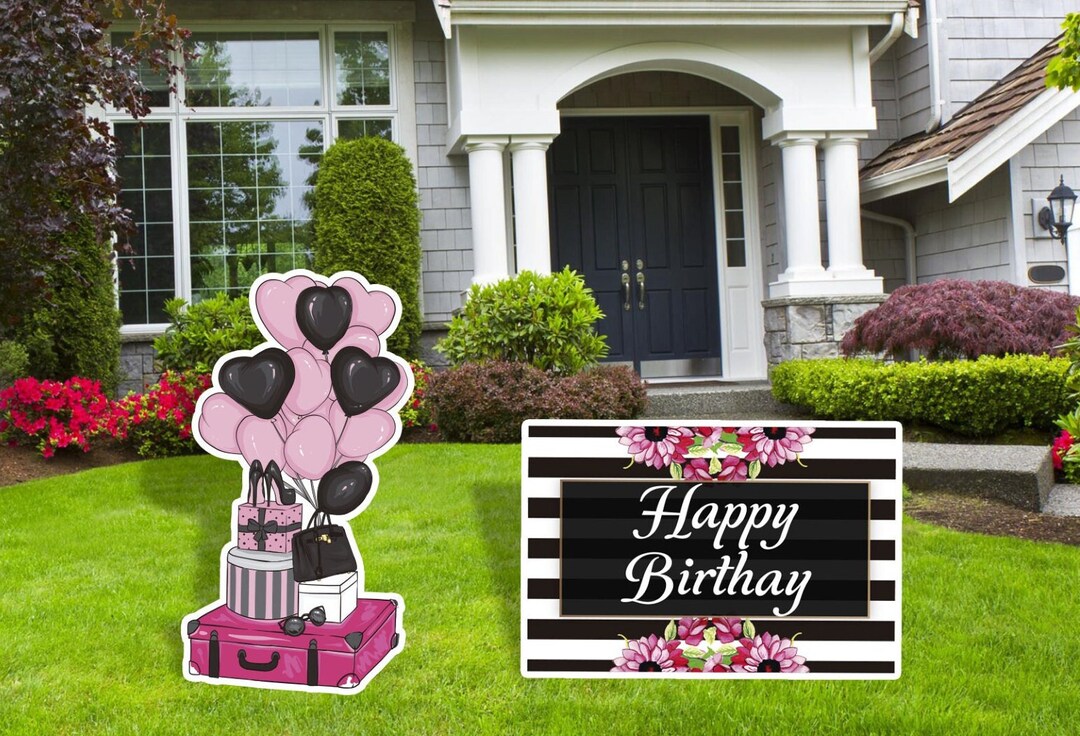 Happy Birthday, Decoration, Cut Outs, Girl Birthday Party Decoration ...