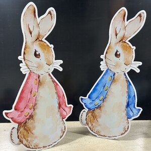 Peter Rabbit Cutouts, Baby Shower Decor, Easter Peter Rabbit Yard Sign ...