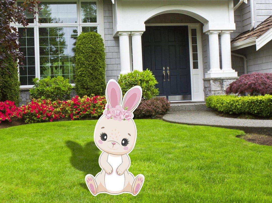 Cute Pink Bunny, Party Decor, Baby Girl Party Decor, Easter Decor, Baby ...