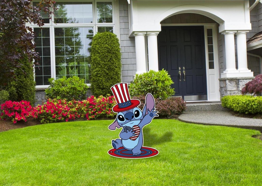 Stitch 4th of July Cutouts, Stitch Cutouts, Happy 4th of July Cutouts ...