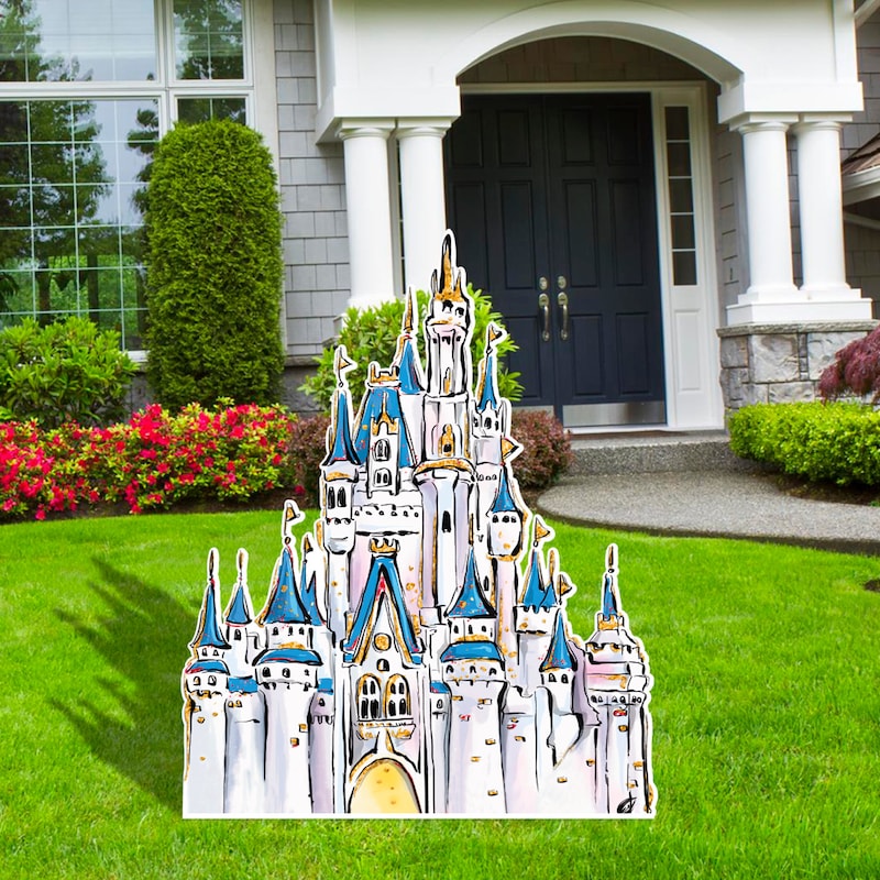 Cardboard Castle Cutout - Etsy