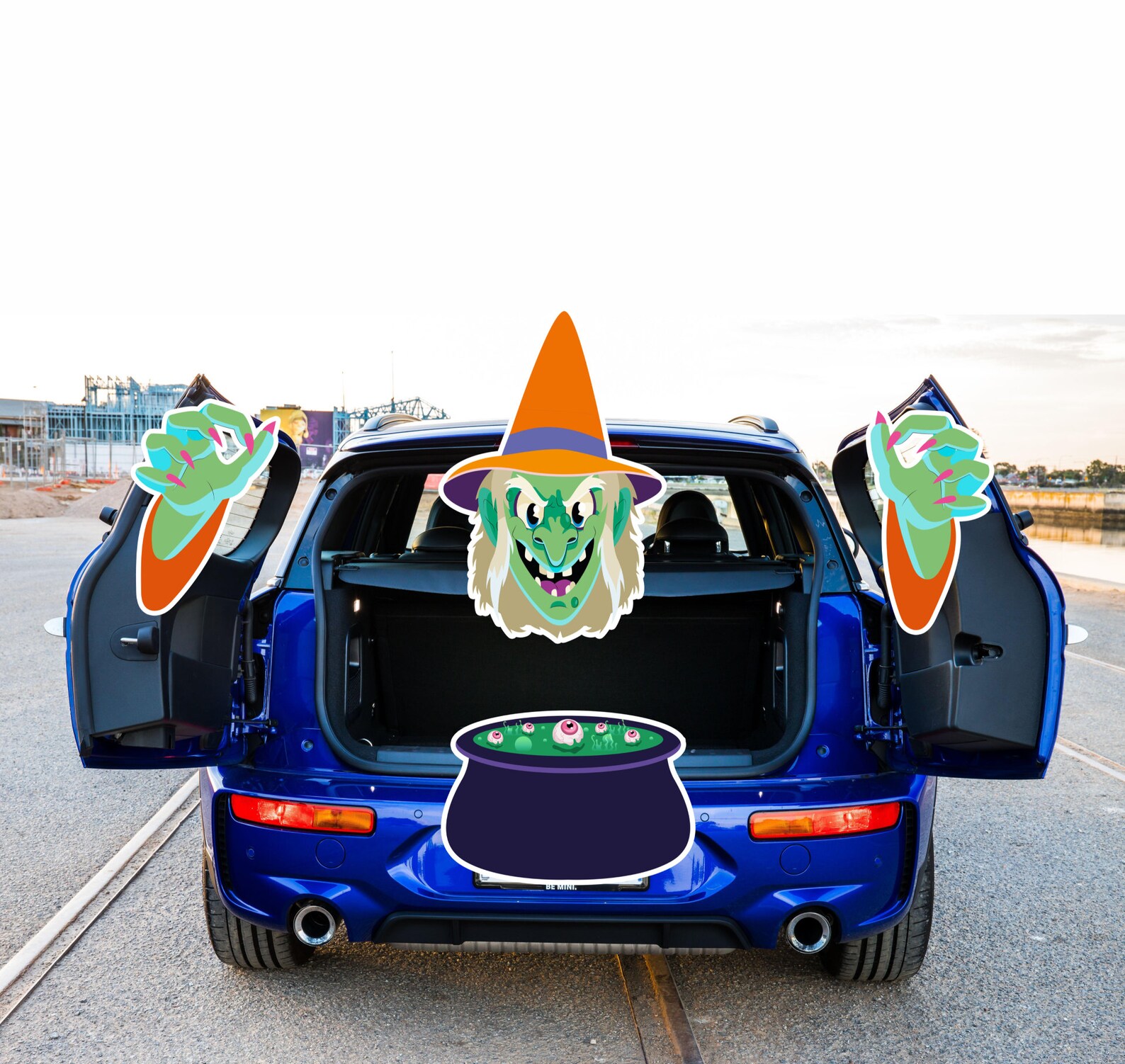 Trunk or Treat Halloween Car Decoration, Halloween Car Parade, Trunk ...