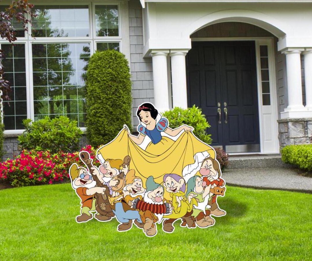 Snow White Party Decor Cutouts, Snow White Birthday Decor, Halloween ...