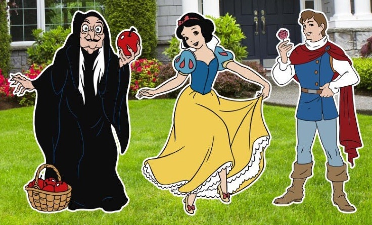 Seven Dwarfs Characters, Birthday Party Décor, Yard Sign, Halloween ...